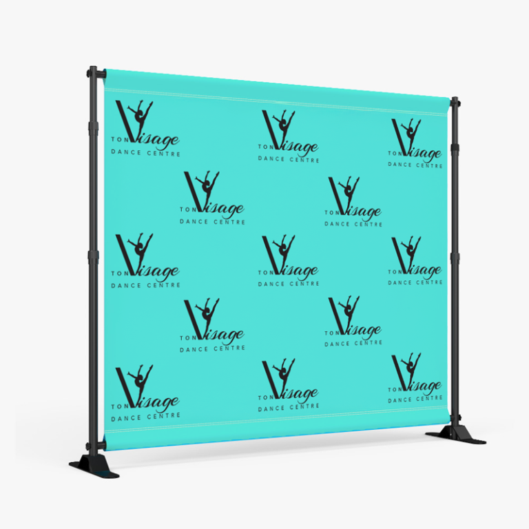 Custom Tension Fabric Backdrop Display - Fox Press